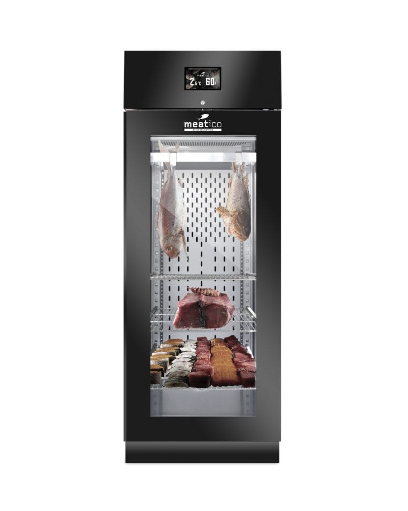 Dry Ager skap, Fisk, Enkel 700 ltr. Sort Green, 230V Meatico